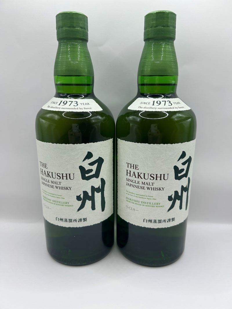 【お酒買取実績】サントリー 白州 シングルモルトウィスキー 700ml NV - 買取City